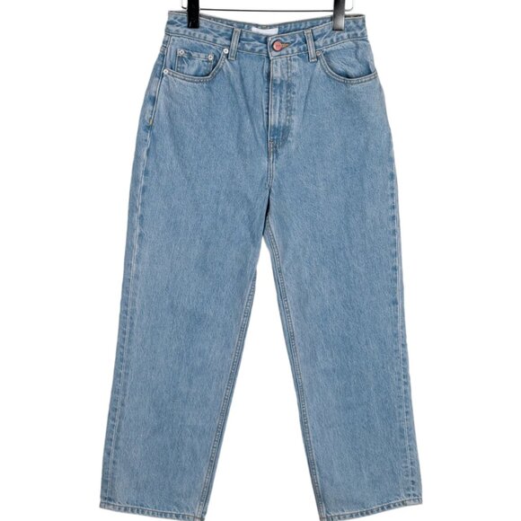 Ganni | Jeans | Ganni Highrise Wide Leg Jeans W Tags Rigid Denim Stary ...